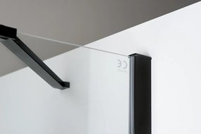 Polysan, Zoom Line Black obdélníková sprchová zástěna 1100x1000mm L/P varianta, ZL1311BZL3210B