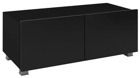 Konsimo Sp. z o.o. Sp. k. TV stolek PAVO 37x100 cm lesklá černá/matná černá KO0131
