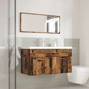 3dílná koupelnová sestava old wood kompozitní dřevo 3328587