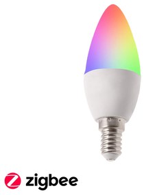 T-LED SMART LED žárovka E14 Zigbee RGBCCT ZB5W RGB + Teplá bílá