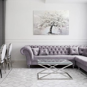Obraz s ručně malovanými prvky 70x100 cm White Tree – Styler