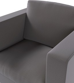 Potah na křesko IKEA Karlanda, krátký barva hnědá látka sametová