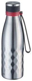 Světle šedá cestovní silikonovo-nerezová lahev 550 ml Viva – Westmark