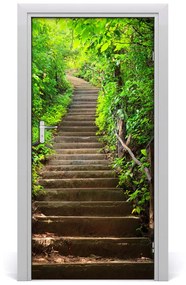 Fototapeta na dveře schody do lesa 85x205 cm