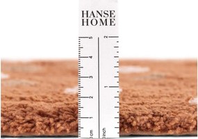 Hnědý pratelný/ručně tkaný bavlněný dětský koberec 89x120 cm Snuggle Gino – Hanse Home