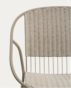 Taupe zahradní křeslo Atrani – Kave Home