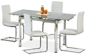 Rozkládací jídelní stůl Logan šedý