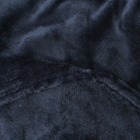 Goldea kvalitní deka z mikrovlákna - inkoustově modrá 200 x 230 cm