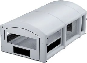 Nafukovací lakovací kabina, 8 × 4,5 × 3 m VEVOR – 6,8 × 3,6 × 2,5 m