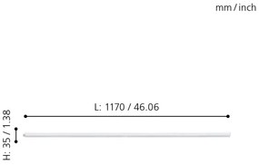 Eglo 97574 - LED Podlinkové svítidlo DUNDRY LED/12W/230V