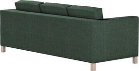 Potah na pohovku IKEA  Karlanda 3-místná nerozkládací, krátký barva zelená látka pletený vzor