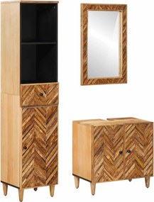 Sada koupelnových skříněk 3 ks 62 x 33 x 58 cm 3310178