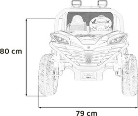 Ramiz Bugina Buggy FASTER modrá