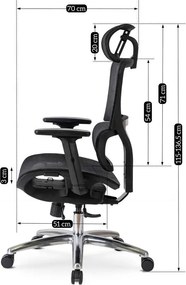 Kancelářská židle Tride, černá