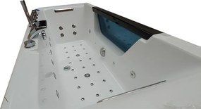 BPS-koupelny Hydromasážní vířivá vana CARINA 938 182x82 s ohřevem vody