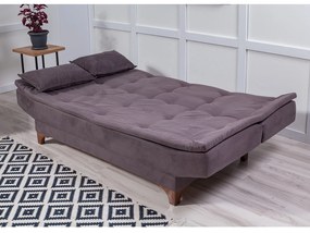 Atelier del Sofa 3-místná pohovka Kelebek - Anthracite, Antracitová