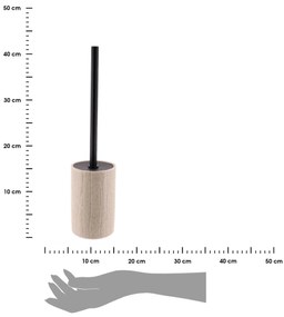 WC kartáč Binchi, béžová/s černými prvky