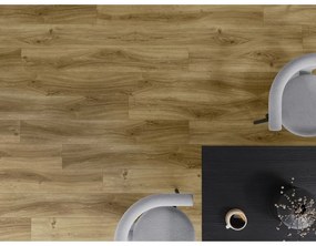 Mexen Amsterdam, vinylová podlaha 1240x182 mm SPC 6,5 mm, IXPE 1,5 mm, 4stranná V-drážka, dub, F1042-1240-182-505-4V1-01