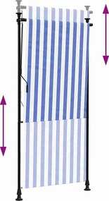 vidaXL Venkovní roleta 100 x 270 cm [368772] Barva: Modrá