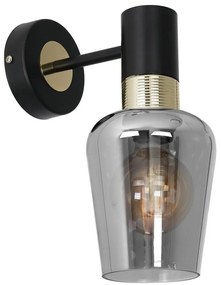 Milagro | Nástěnné svítidlo ROMA BLACK 1xE27/60W/230V | MI1209