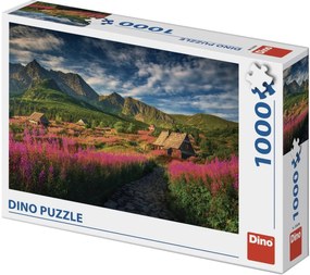 DINO Puzzle Gaseinicova dolina 66x47cm foto skládačka 1000 dílků v krabici dn533004