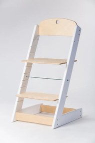 Lucas Wood Style rostoucí židle ALFA III - PRIME bílá/přírodní