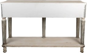 Dřevěný konzolový stolek Lefèvre s patinou - 141*36*92 cm