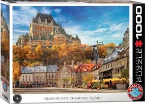 EUROGRAPHICS Puzzle Quartier Petit Champlain / 1000 dílků / 68 × 48 cm
