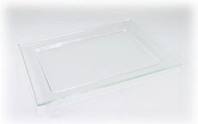 BDK-GLASS Servírovací tác MAXIM 29x23cm Barva: Extra čiré sklo