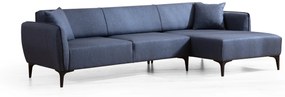 Atelier del Sofa Rohová sedací souprava Belissimo Right - Blue, Modrá