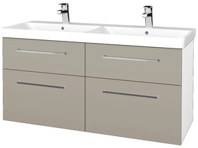 Dřevojas Koupelnová skříň Q MAX SZZ4 120 Varianta: N08 Cosmo / Úchytka T01 / N08 Cosmo