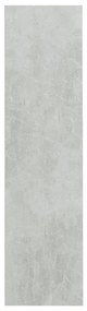 Knihovna / TV skříňka - betonově šedá - dřevotříska | 36x30x114 cm