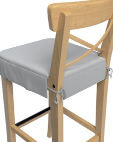 Sedák na židli IKEA Ingolf - barová barva šedá látka sametová