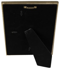 Zlatý antik fotorámeček s pumou – 10x15 cm
