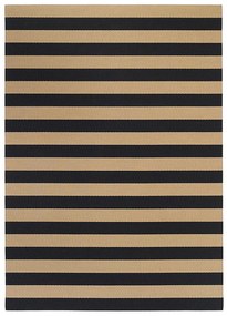 Koberec Big Stripe: Béžovo-černá 170x240 cm