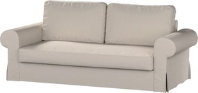 Potah na pohovku IKEA Backabro,  3-místná, rozkládací barva šedá látka pletený vzor