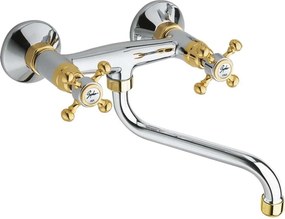 Sapho Reitano Rubinetteria Antea - Dřezová baterie Antea, chrom/zlato 3062