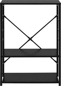vidaXL Skříňka na mikrovlnku 60 x 39,6 x 79,5 cm kompozit [288234] Barva: Černá