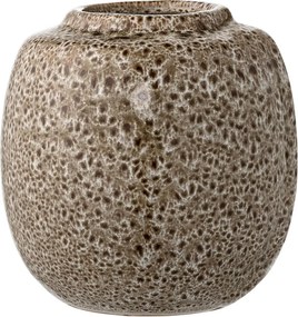Váza Bloomingville kameninová 14,5 cm hnědá