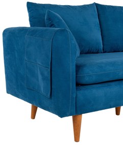 Atelier del Sofa 3-místná pohovka Sofia - Dark Blue, Tmavá Modrá