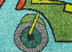 Koberce Breno Kusový koberec PLAY 05/PVZ, Zelená, Vícebarevné, 120 x 170 cm