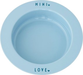 Dětský talíř Mini Favourite modrý