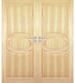 Archo - Dvoukřídlé dřevěné dveře dýhované z borovice Aruba 105561