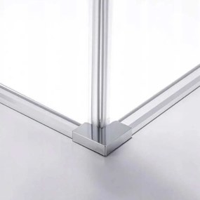 BPS-koupelny Čtvercový sprchový kout HYD-SK90B 90x90 chrom/transparent - bez vaničky