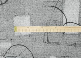 Koberce Breno Metrážový koberec LIBRA 90, šíře role 400 cm, Šedá
