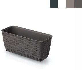 PROSPERPLAST Truhlík - RATOLLA CASE P Rozměr: 49,2x17,2 cm, Barva: bílá