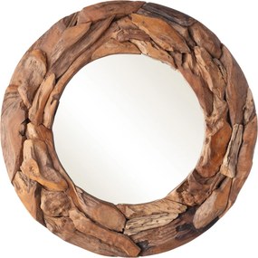 Zrcadlo Driftwood ⌀100 cm