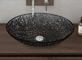 skleněné umyvadlo MINERVA 04 40-50cm