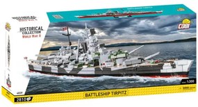Cobi 4839 II WW Battleship Tirpitz, 1:300, 2810 kostek