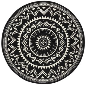 Hanse Home Collection koberce Kusový koberec Celebration 103441 Valencia Black kruh Rozměry koberců: 140x140 (průměr) kruh